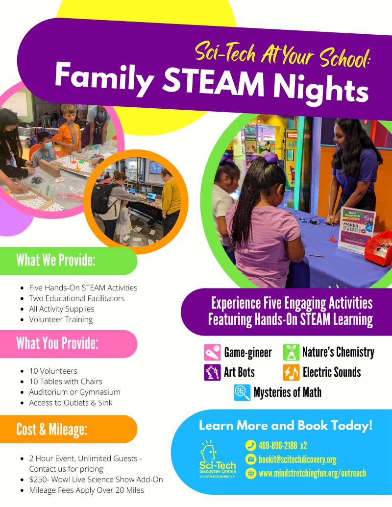 STEAM Night - Sci-Tech Discovery Center